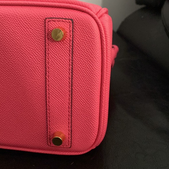 House of Hello | Bags | House Of Hello Birkin 25 Coral Red Leather ...